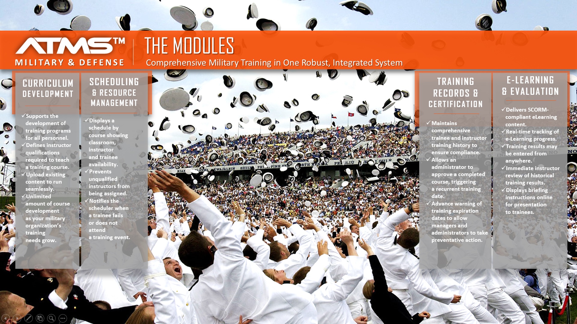 Military & Defense Training System Slideshow | AQT Solutions